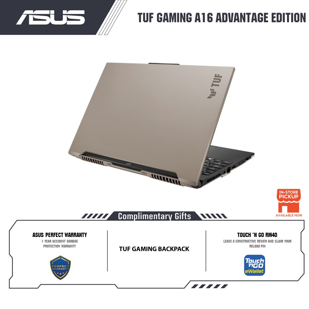 ASUS TUF A16 2023 FA617X-SN4028W ( RYZEN 9-7940HS/16GD5 /1TB SSD/RX ...
