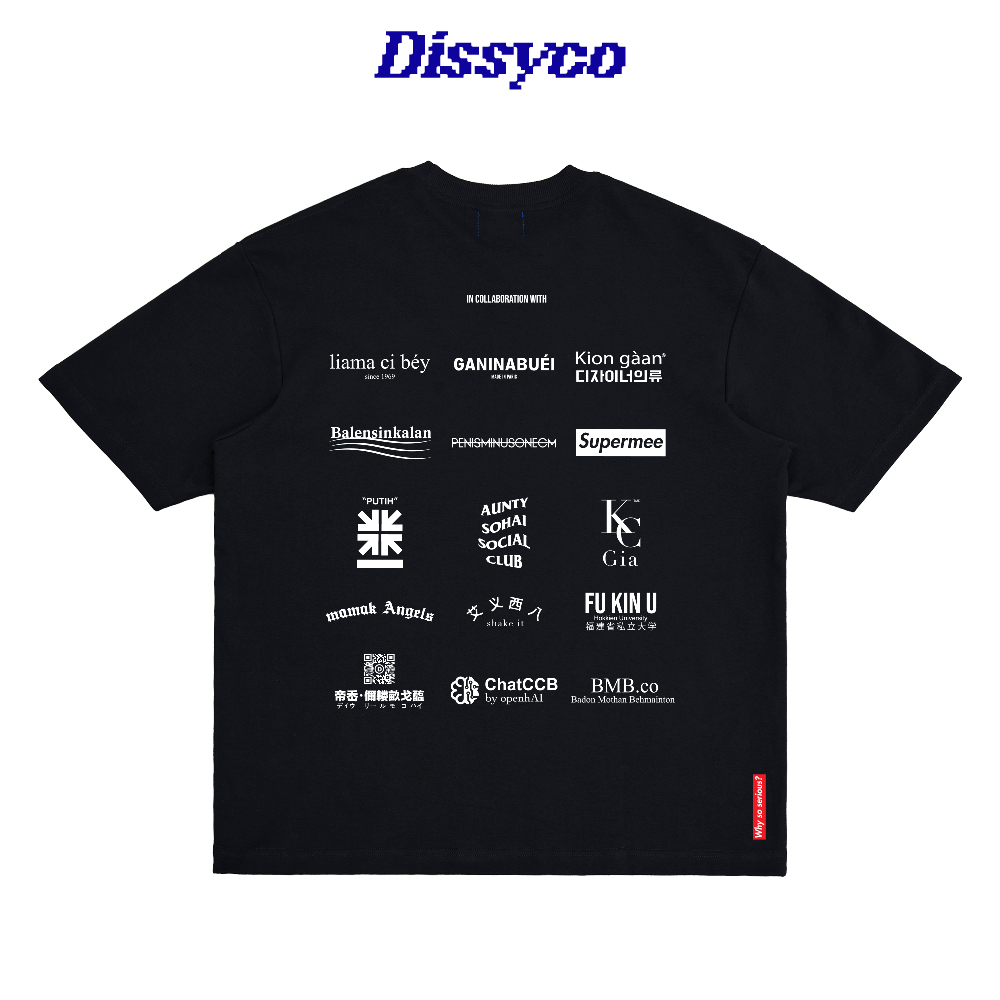 Dissyco Why So Serious Tee (Black) | Shopee Malaysia