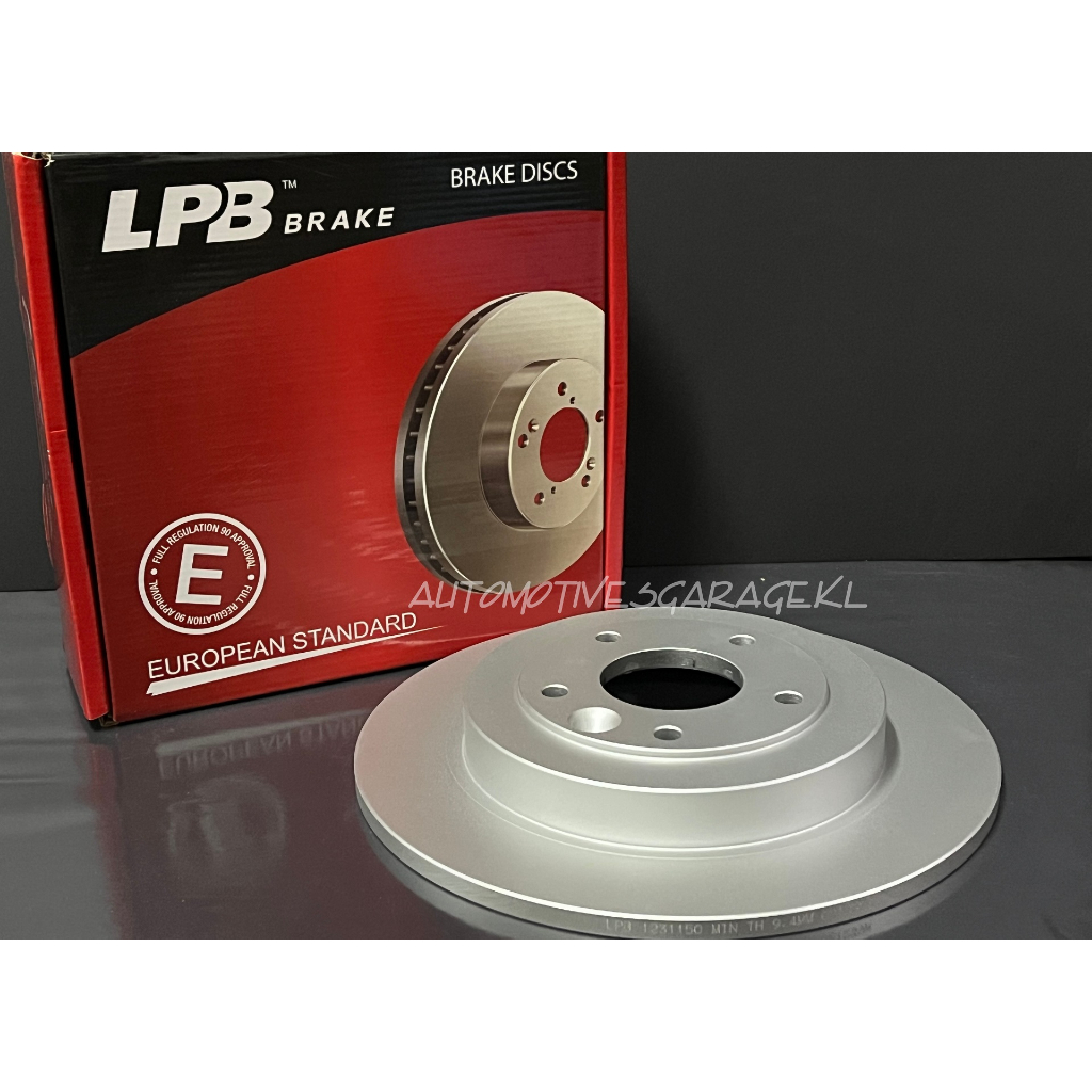 LPB - REAR BRAKE DISCS / DISC ROTOR - N1231150 - 1 PAIR - PROTON EXORA ...