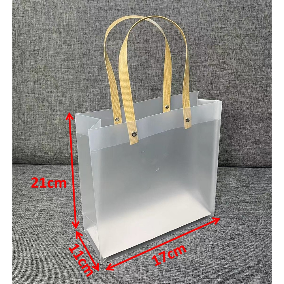 Frosted PP Tote Bag PVC Doorgift Bag Gift Bag Goodies Bag Wedding Beg ...