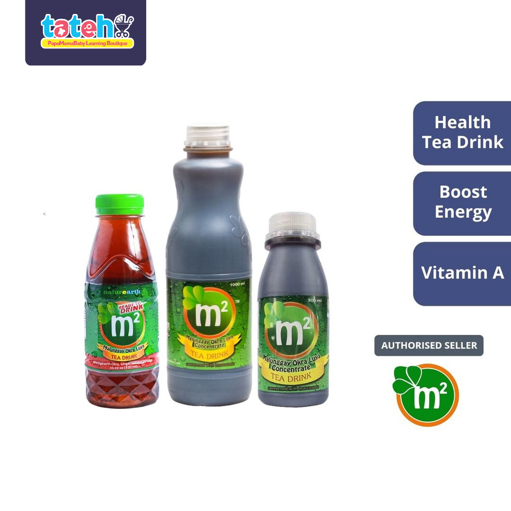 M2 Moringa Tea Drink Concentrate 300ml 1000ml & Ready to Drink 320ml ...