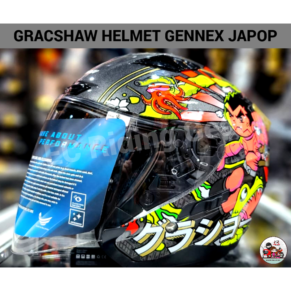 *FREE GIFT*Gracshaw Helmet Gennex G535 JAPOP Japan Edition New ...