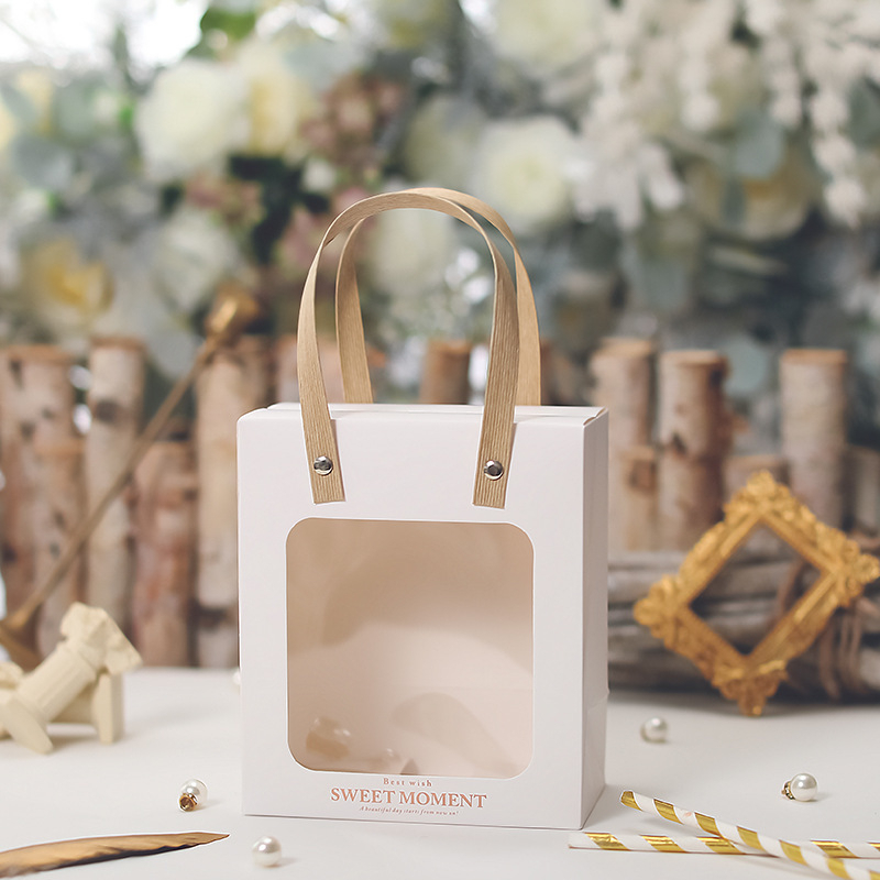 Gift Box With Window & Handle Wedding Doorgift Bag Birthday Gift Bag ...