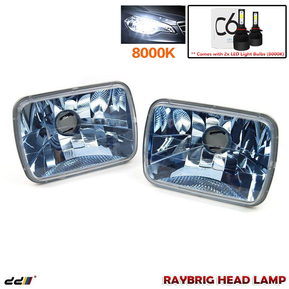 7x6 (2pcs) STANLEY RAYBRIG Headlight Light Head Lamp Mazda RX-7 FC3S ...