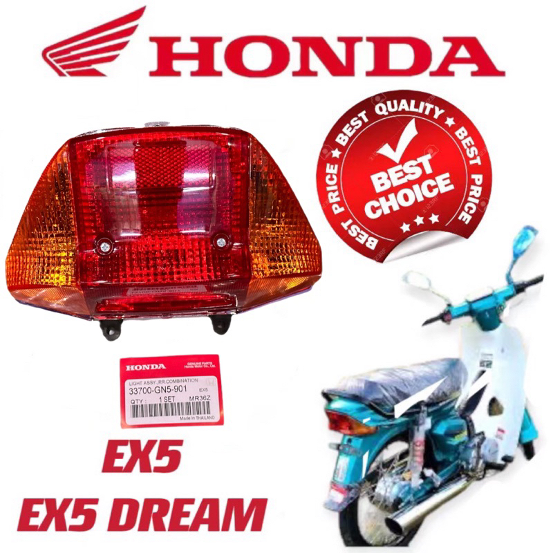 HONDA EX5 HIGH POWER EX5 DREAM TAIL LAMP TAILLAMP TAILLIGHT TAIL LIGHT ...