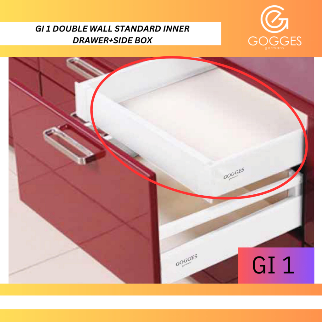 GOGGES STANDARD INNER DRAWER+SIDE BOX (GI 1 DOUBLE WALL) | Shopee Malaysia