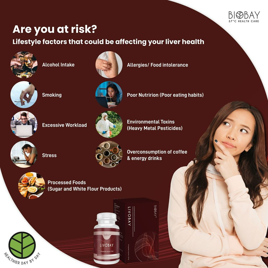 BIOBAY Livobay (60's x 500mg) Vege Cap Herbal | Liver Care, Liver Detox ...