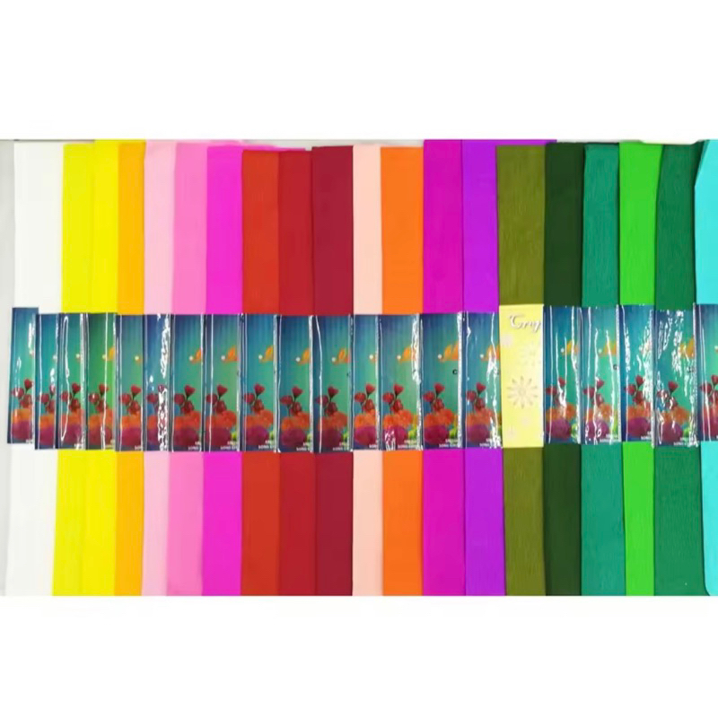 🇲🇾【ready stock】crepe paper | colour tissue paper | kertas bunya ...