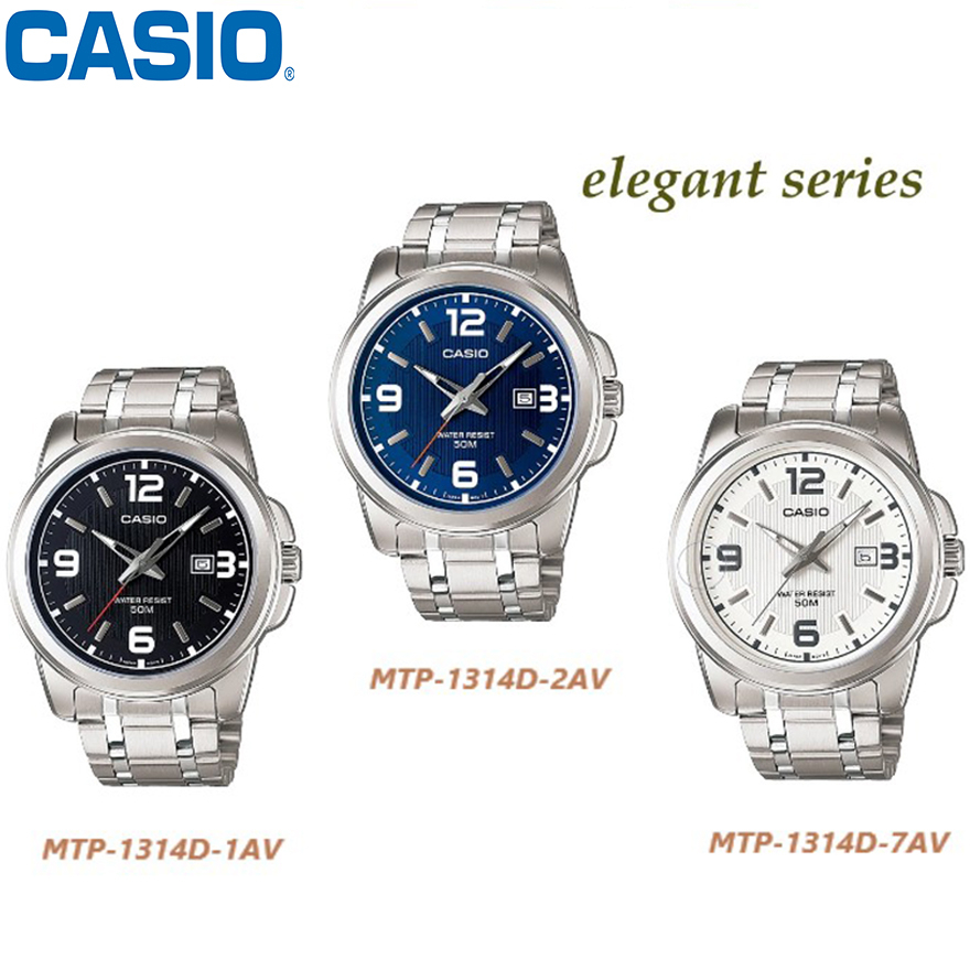 Casio Series Men Watch MTP-1314D | Shopee Malaysia