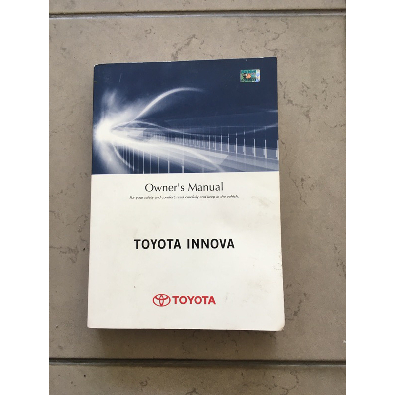 Toyota Innova 2012-2014 Buku Panduan Kereta | Shopee Malaysia