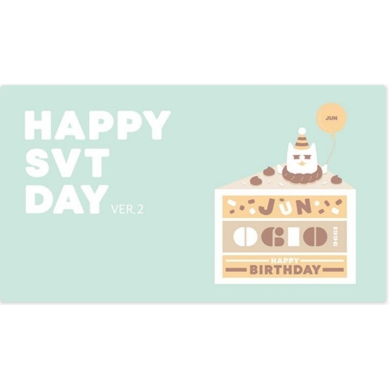 Seventeen Happy Jun Day Birthday Box Ver 2 Official Merchandise - [Pre-Order] - | Shopee Malaysia