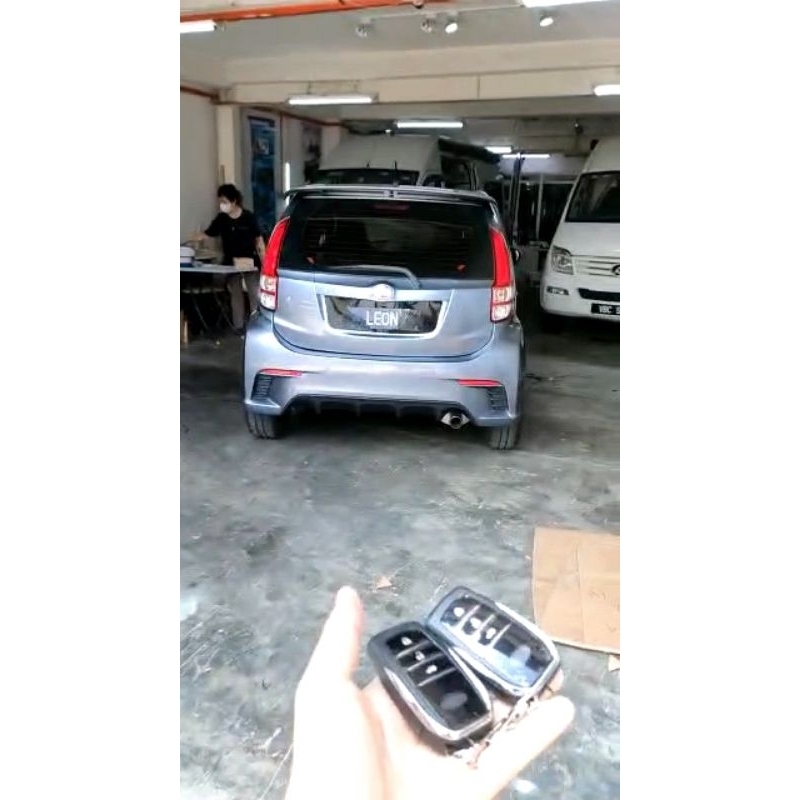 Leon perodua myvi icon lagi best PKE fully Keyless intelligent smart alarm system Push start ...