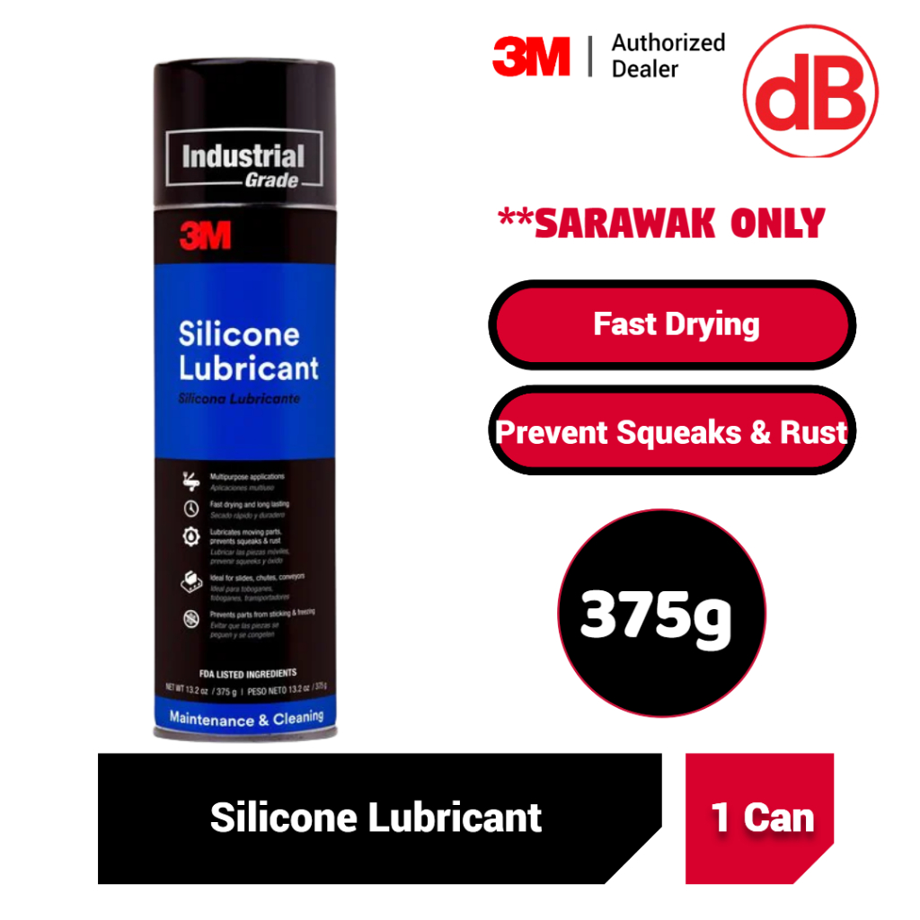 3M Industrial Grade Silicone Lubricant, 24 fl oz spray | Shopee Malaysia