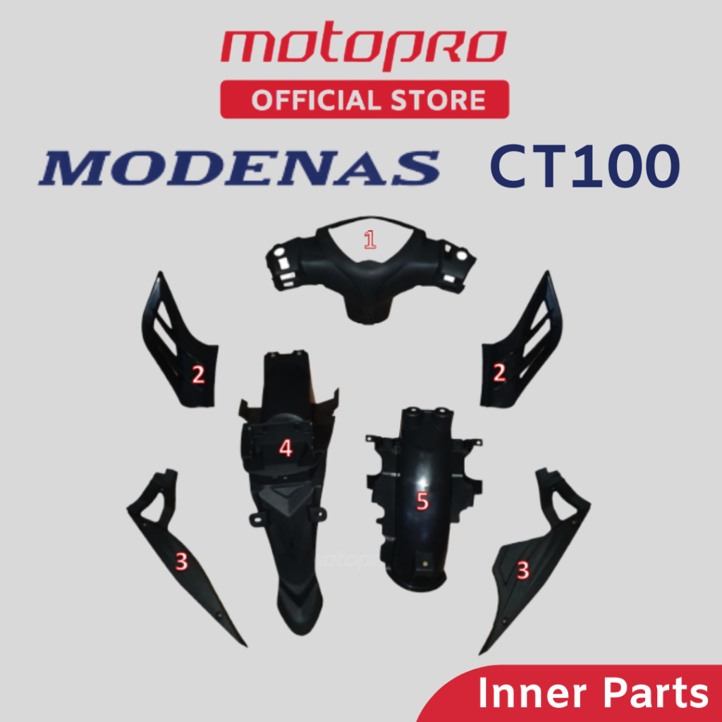 MODENAS CT100 Full Set Inner Part Body Cover Parts Coverset Body Set ...