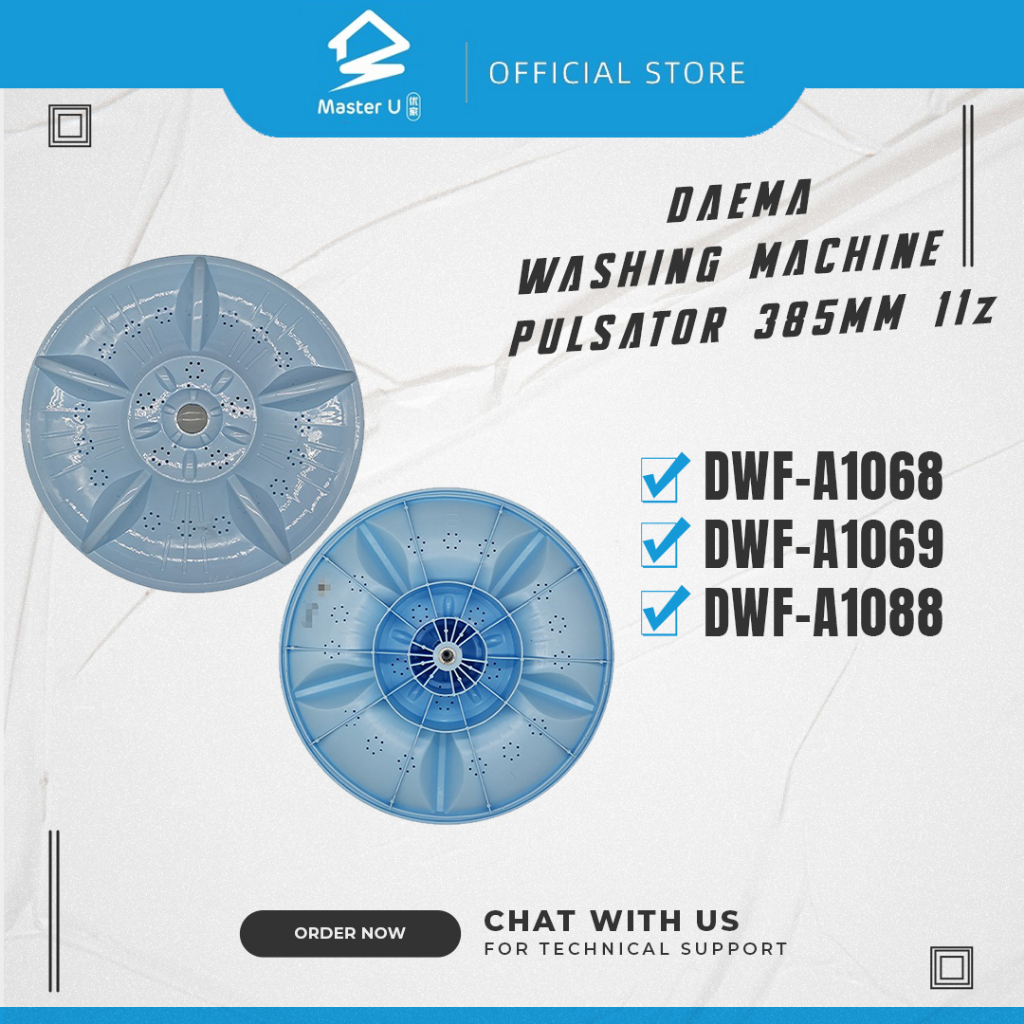 DWF-A1068/DWF-A1069/DWF-A1088 DAEMA WASHING MACHINE PULSATOR - BLUE ...