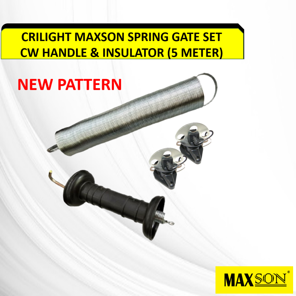 Crilight Maxson Spring Gate Set Pintu Pagar Flexsible Spring alloy (5m ...