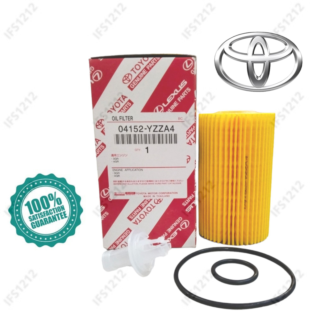 🇲🇾READY STOCK🔥 04152-YZZA4 TOYOTA OIL FILTER A4 LAND CRUISER LEXUS ...