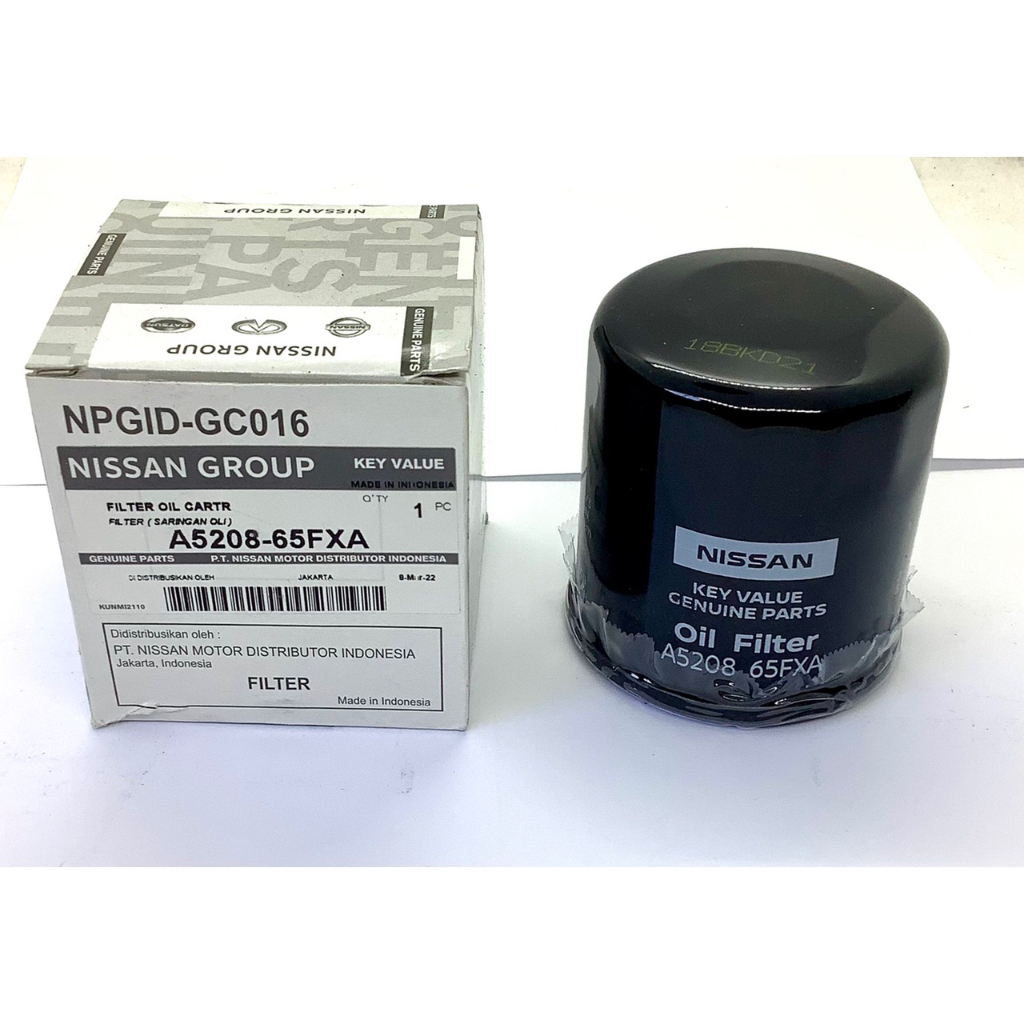 ORIGINAL NISSAN OIL FILTER 15208-65F0A MADE IN INDONESIA | Shopee Malaysia