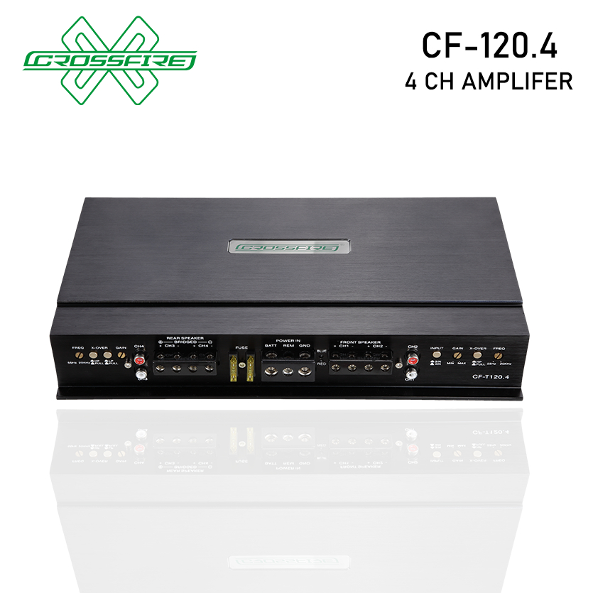 CROSSFIRE 4 Channel Power Amplifier T120.4 | Shopee Malaysia