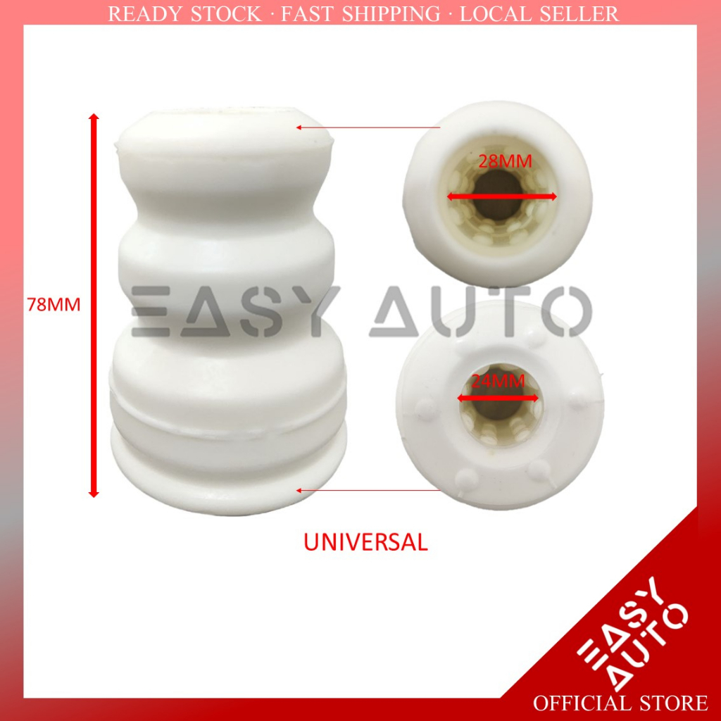 UNIVERSAL FRONT REAR ABSORBER SHAFT BUSH PU DAMPER BUSH (24MM)-HONDA ...