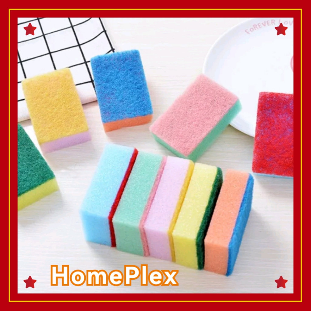 【READY STOCK】Quality Scouring Sponge Pad Scrub Dish Wash Washing ...