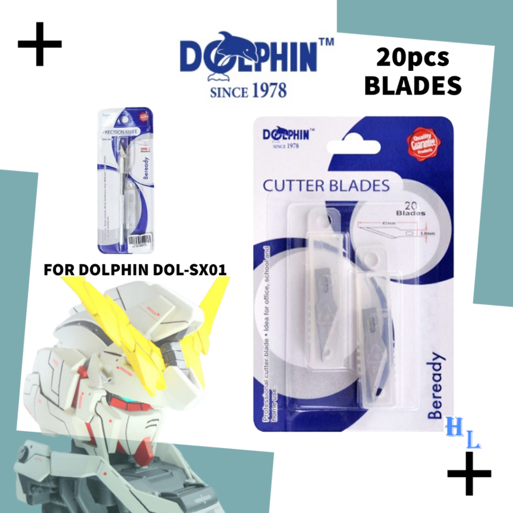 Dolphin Precision Art Pen Knife Cutter Blades Refill Small [For DOL ...