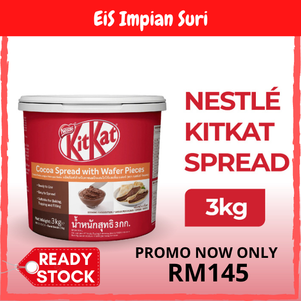 (Clearance Sales!!) Kitkat NESTLÉ KITKAT Spread - 3KG Spread Jam Coklat ...