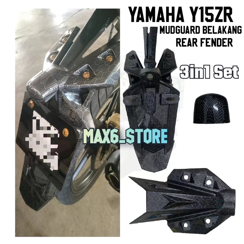 YAMAHA Y15ZR Y15 3in1 MUDGUARD BELAKANG EXCITER150 VIETNAM ORIGINAL Y15 ...
