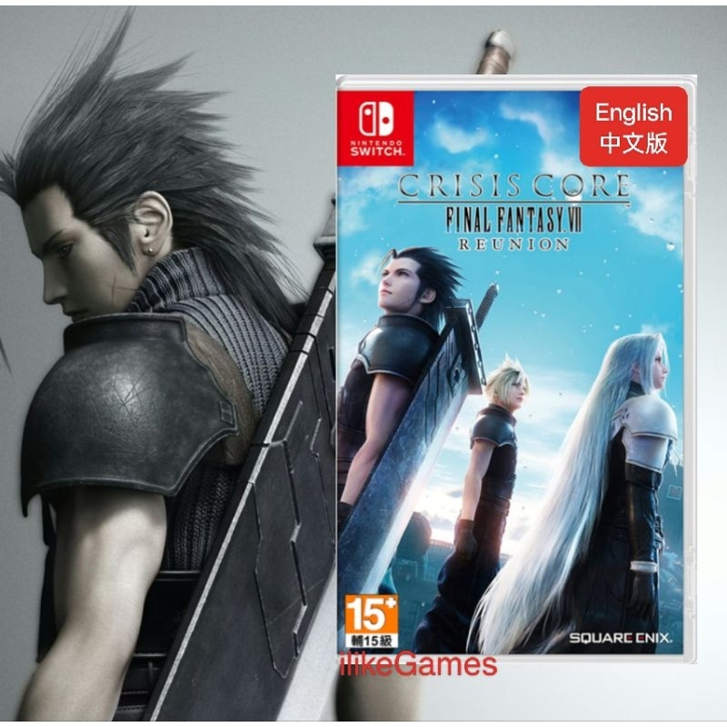 💥Eng/中文版💥 Nintendo Switch NS Crisis Core Final Fantasy VII Reunion 最终幻想7 核心危机 FF7 重聚 重置版 ...