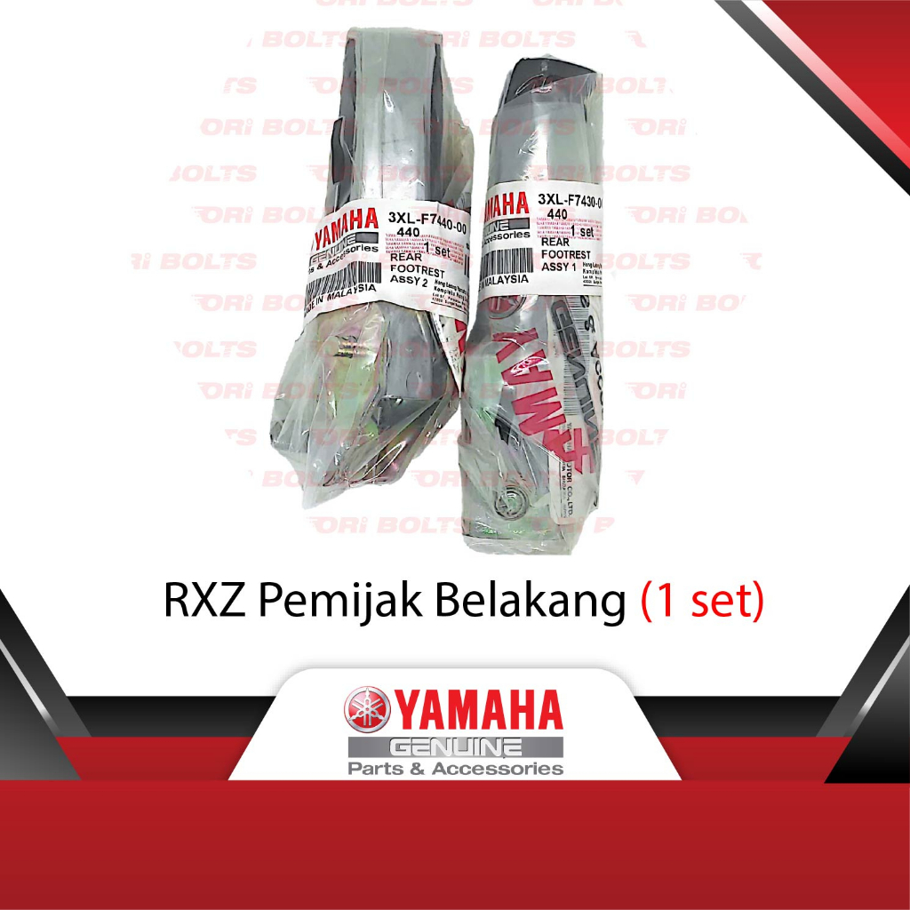 Yamaha Original RXZ Milli Cata Catalyzer Rear Footrest Set Pemijak ...