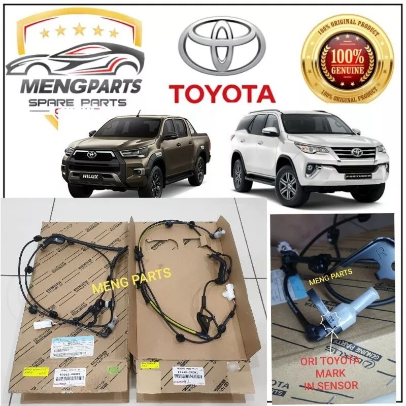 TOYOTA Wheel Hub Abs Speed Sensor For Toyota Hilux Revo 2016>2022 ...