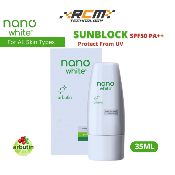 Nanowhite Essential Omega Day Shield Sunscreen SPF50 PA++ 35ml (All ...