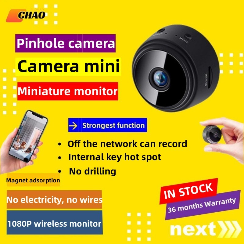 💎𝐶𝐻𝐴𝑂 | A9 Wireless Mini WiFi CCTV Camera with Infrared Night Vision ...