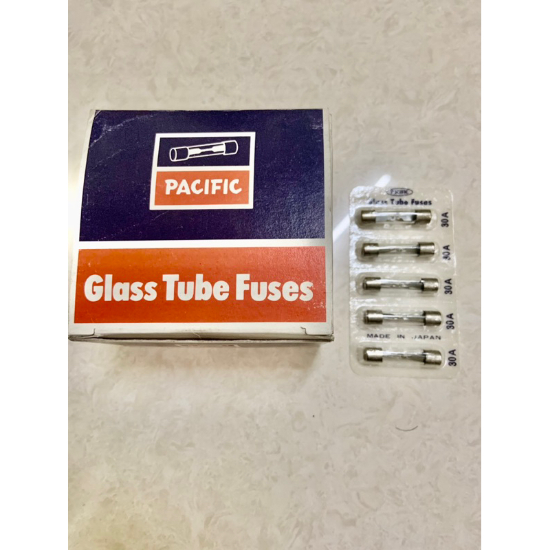 Pacific Glass tube fuse 30A made in japan | Shopee Malaysia