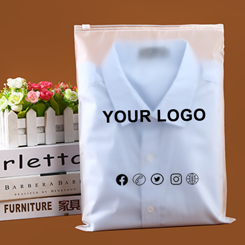 Zip Lock Matte Plastic Bag / Custom Printed Design (Own design) Screen ...