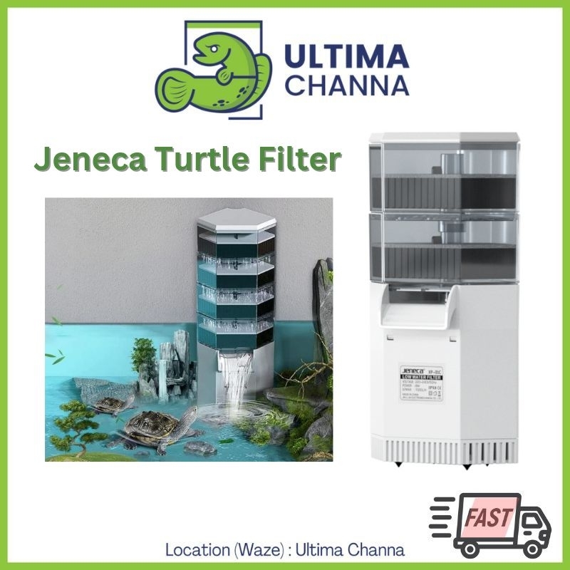 Jeneca Turtle Tank Filter - Low Water Level with media easy to use ...