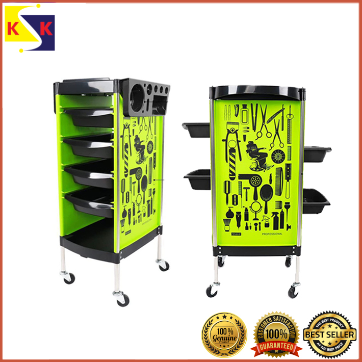 Barber Station Rolling Salon Trolley Trolley, Level 5 Hairdresser Tool ...