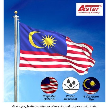 Malaysia Flag / Bendera Malaysia / 国旗 / Johor Flag / Bendera Johor / 州旗 90cm x 180cm (3’x6 ...