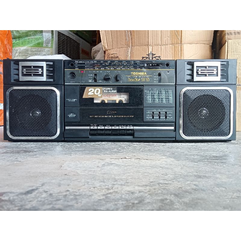 TOSHIBA RT-SX18 RADIO CASSETTE PLAYER ( 2ND ) CAN USE | Shopee Malaysia