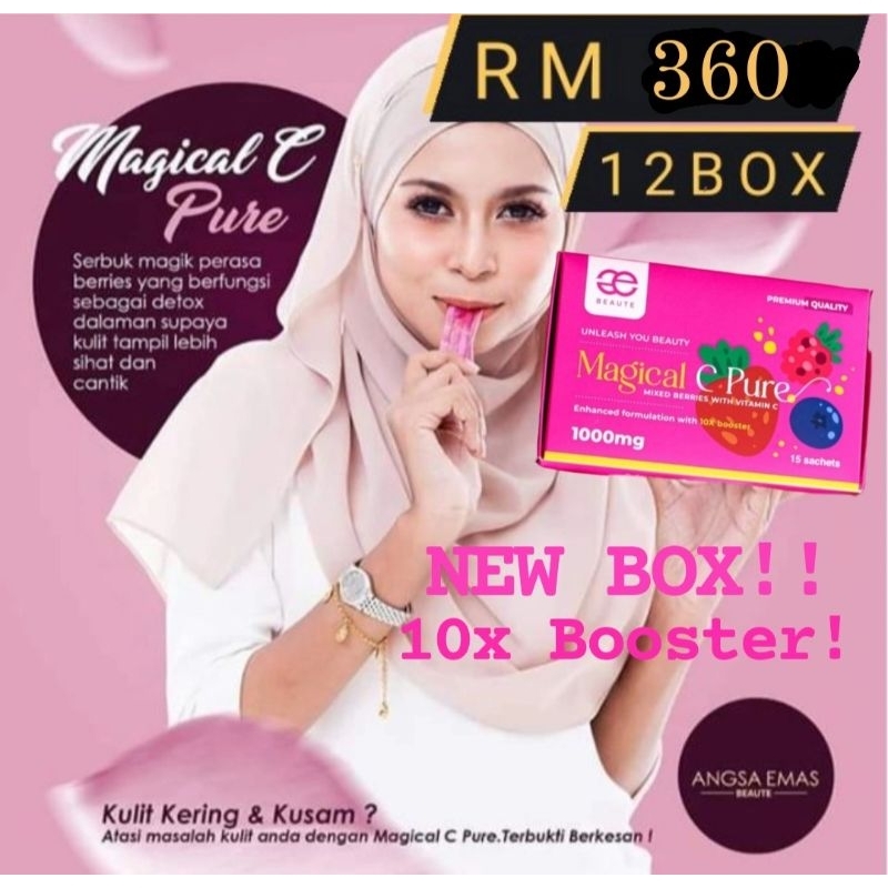 🔥New Stock Exp 2025 💯ORIGINAL HQ MAGICAL C PURE (MCP)🔥[15 Sachet] | Shopee Malaysia