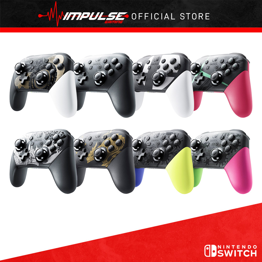 NSW Nintendo Switch Official Pro Controller [Zelda Tears of the Kingdom ...