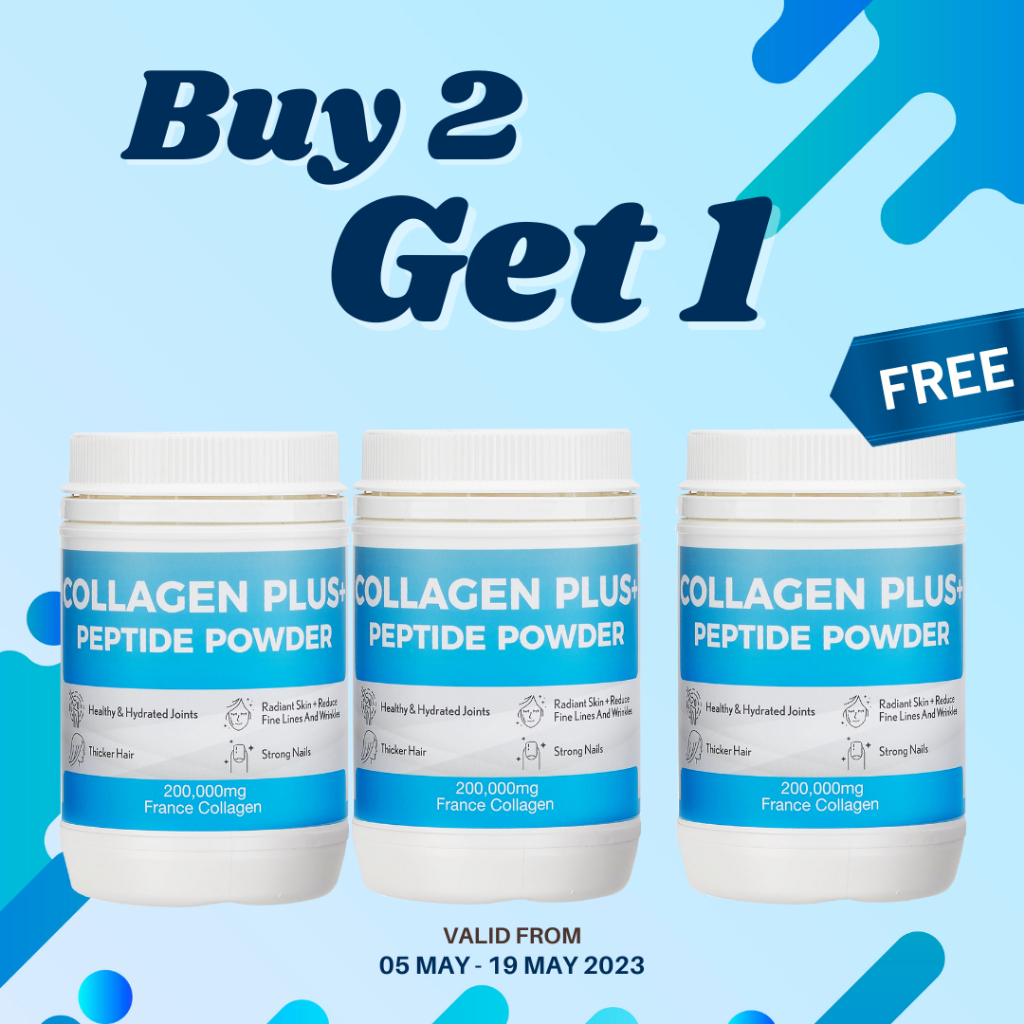 IS BACK!! Collagen Plus Peptide Powder BUY 2 FREE 1 PROMOTION!! | Shopee Malaysia