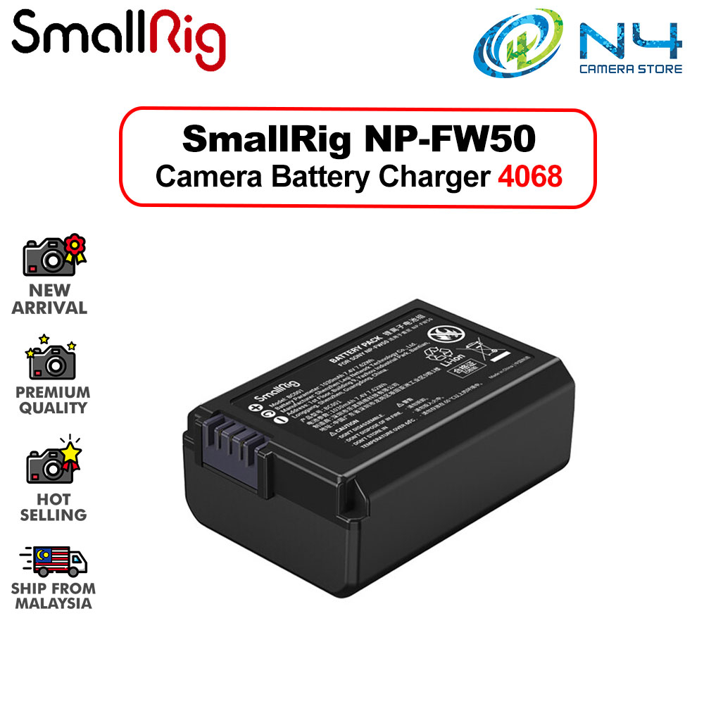 SmallRig NP-FW50 Battery Charger Set for Sony NP-FW50 Battery, Double ...