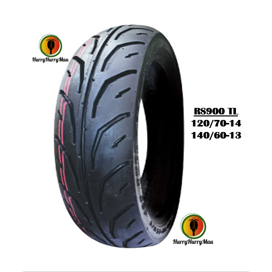 FKR RS900 120/70-14 / 140/60-13 Scooter Tyre Motor Tubeless Tyre ...