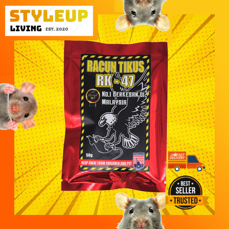 Rk-47 Pest control for Rat / Cara Penyelesaian Tikus / Cepat Berkesan ...