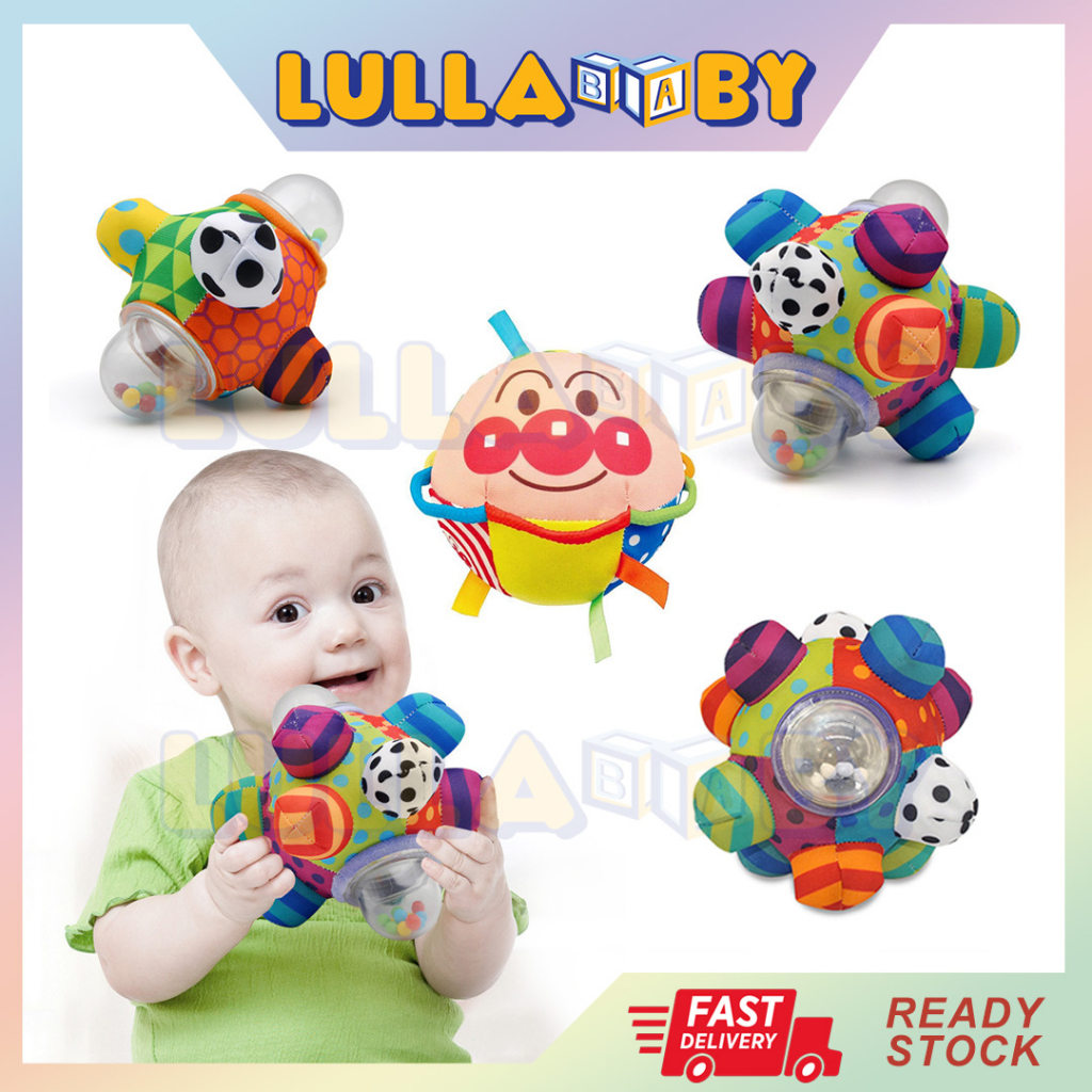 🔥READY STOCK🔥Newborn Musical Soft Rattle Ball Baby Development Bumpy ...