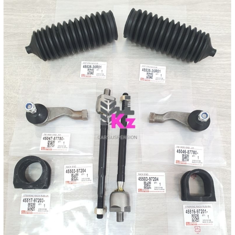 PERODUA KELISA / KENARI - 8 IN 1 SET -STEERING COVER(RUBBER)/STEERING ...