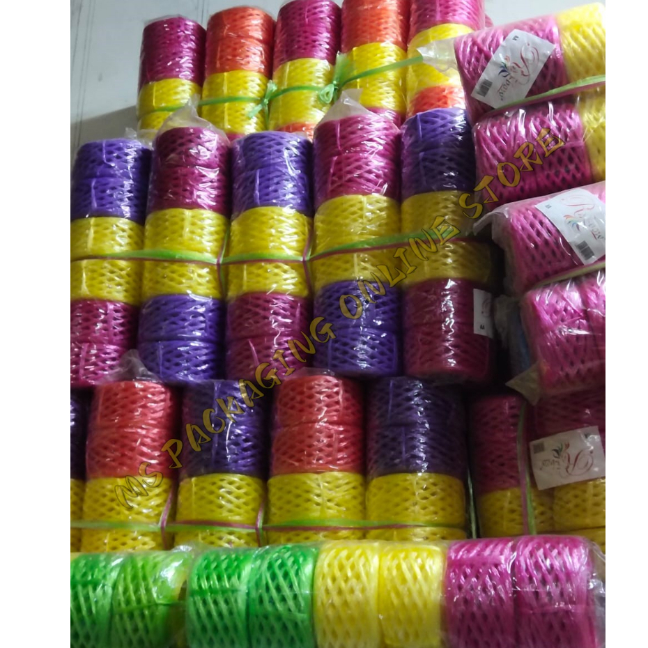 Premium Plastic Rafia String [ 100gm± / 25gm± ] - Rope / Tali Rafia ...