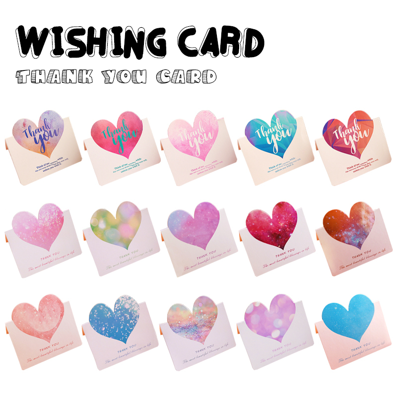 [PANDA] Wishing Card Thank You Card Terima Kasih for Bouquet Decoration ...