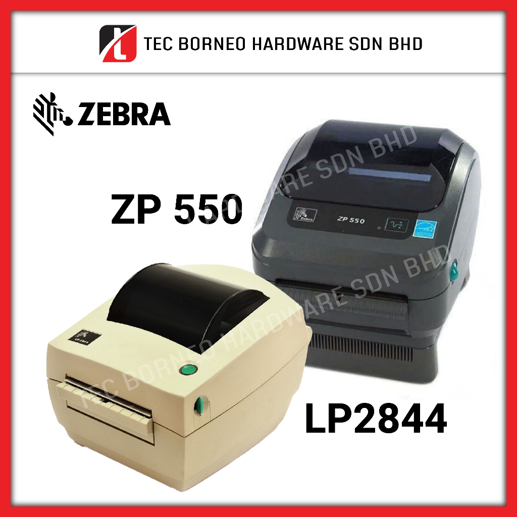 TEC [1UNIT] ZP550 & LP2844 A6 Thermal Printer Waybill Barcode Shipping ...